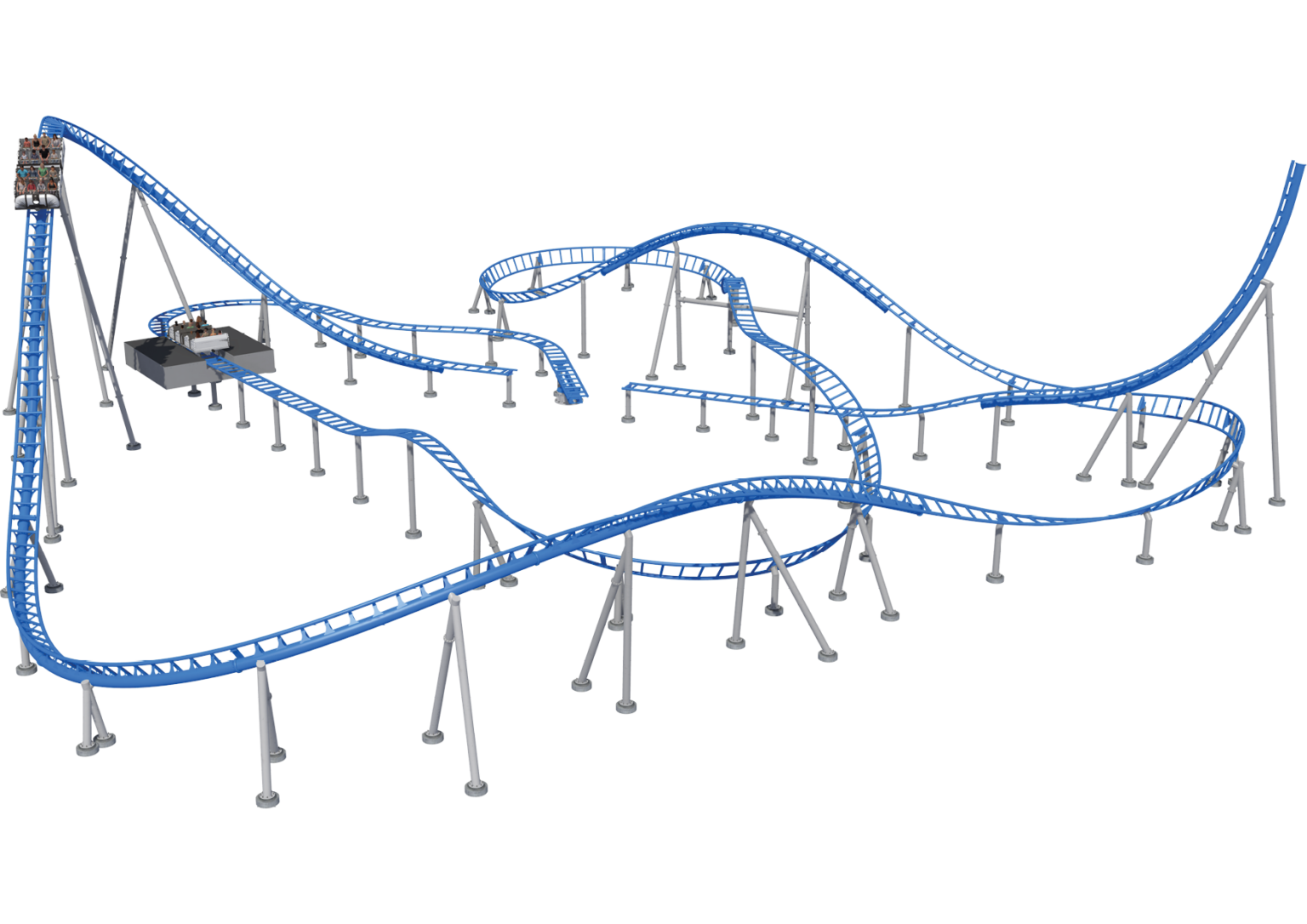 Multi Dimension Coaster - Intamin Amusement Rides
