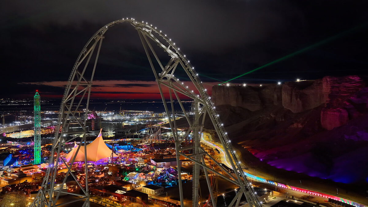 Falcons Flight is breaking three world records at Six Flags Qiddiya ...